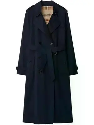 Burberry Waterloo Heritage Trench Coat - Blue