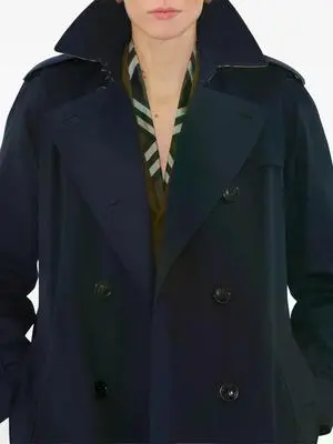 Burberry Waterloo Heritage Trench Coat - Blue