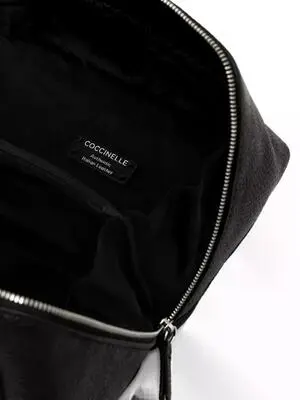 COCCINELLE Grained Leather Zip Pouch