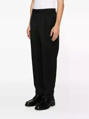 Zegna Pleated Trousers - Black