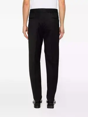 Zegna Pleated Trousers - Black