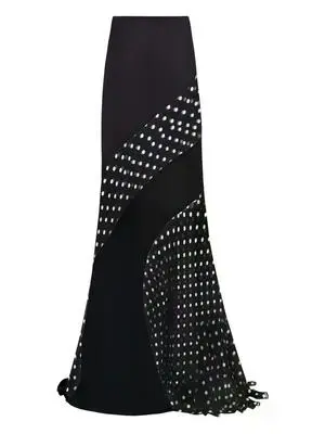 Nina Ricci Polka Dot Maxi Skirt