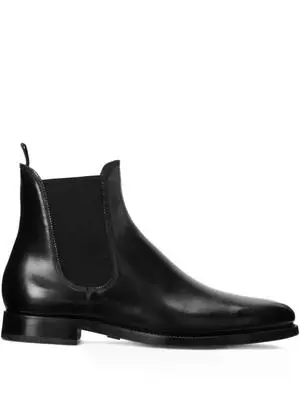Ralph Lauren Purple Label Penfield Calfskin Chelsea Boots - Black