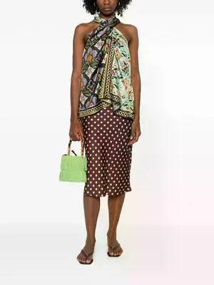 ALEMAIS Geometric-pattern Blouse