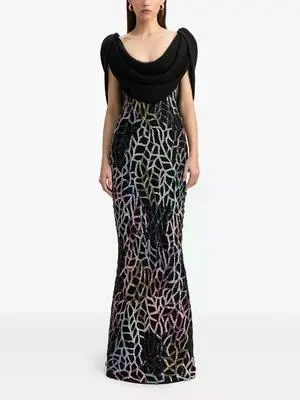 GEMY MAALOUF Sequin-embellished Dress
