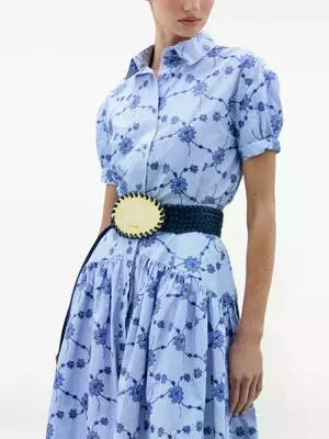 Silvia Tcherassi Ileana Embroidered-floral Blouse
