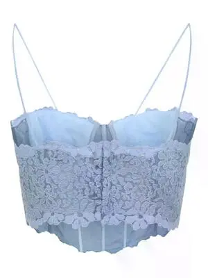 Ermanno Scervino Structured Chantilly Lace Bustier