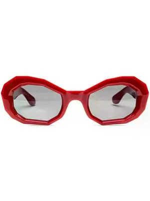 Amiri Honeycomb Sunglasses - Red