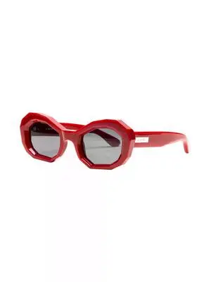 Amiri Honeycomb Sunglasses - Red