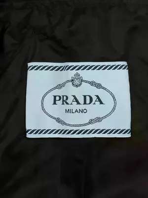 Prada 2000s Logo-print Hooded Raincoat
