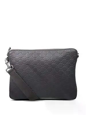 Gucci Embossed Messenger Bag