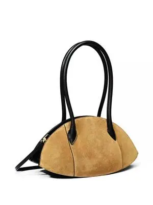 Nina Ricci Le Bal Suede Shoulder Bag - Neutrals