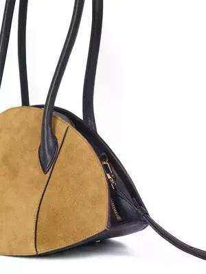 Nina Ricci Le Bal Suede Shoulder Bag - Neutrals