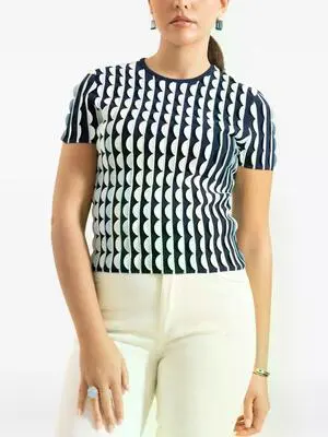 Simkhai Kendra Patterned T-shirt