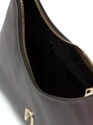 Furla Diamante S Logo Zip Tote Bag - Grey