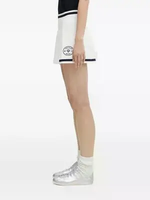 SPORTY & RICH Hotel Eden Roc Mini Skirt - White