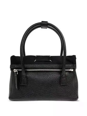 MAISON MARGIELA Leather Tote Bag - Black