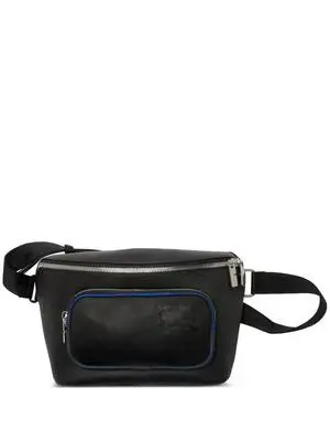 Burberry Heritage Ekd Leather Belt Bag - Black
