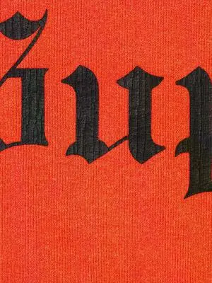 Supreme Logo-lettering Hoodie - Orange