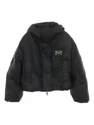 Dolce & Gabbana 2010s Hooded Batting Jacket - Black