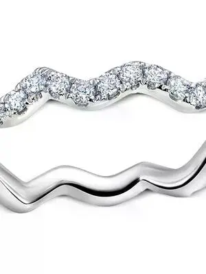GRAZIELA Diamond Stackable Band Ring