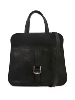 Hermès 2017 31 Halzan Taurillon Clemence Tote Bag - Black
