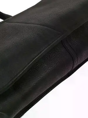 Hermès 2017 31 Halzan Taurillon Clemence Tote Bag - Black