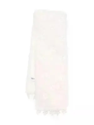 ROCKFISH X Susan Fang Bubble-flower Scarf - White