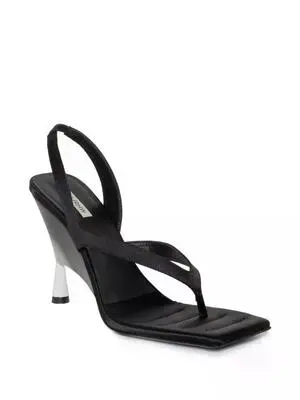 GIABORGHINI Square-toe Slingback Sandals