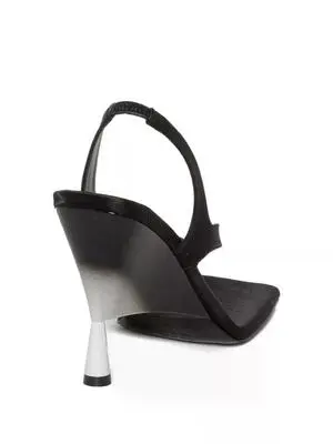 GIABORGHINI Square-toe Slingback Sandals