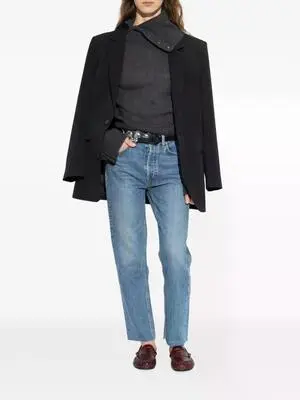 IRO PARIS Button Embellished High-neck Sweater - Grey