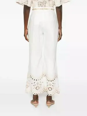 Zimmermann Wanderlust Beaded Embroidered Trousers