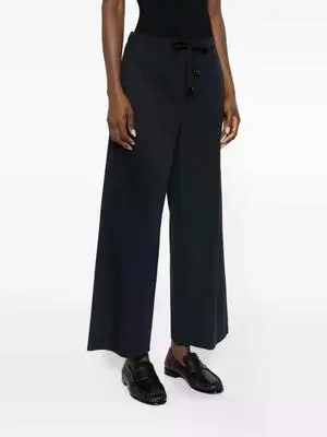 Max Mara Drawstring Trousers - Black