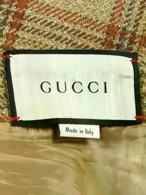 Gucci Check-pattern Pleated Skirt