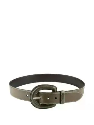 GAVAZZENI Stitched Belt - Brown