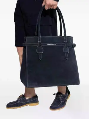 Dsquared2 Suede Tote Bag - Blue