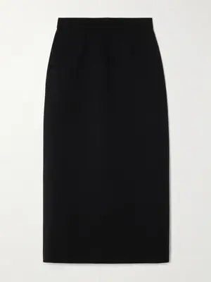 ROKSANDA Amel Two-tone Crepe Midi Skirt - Black