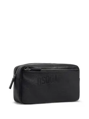 Dsquared2 Grained Leather Wash Bag
