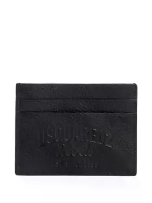 Dsquared2 Rebels Embossed Card Holder - Black