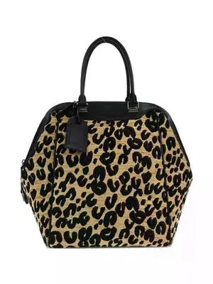 LOUIS VUITTON 2012 Leopard Print Tote Bag