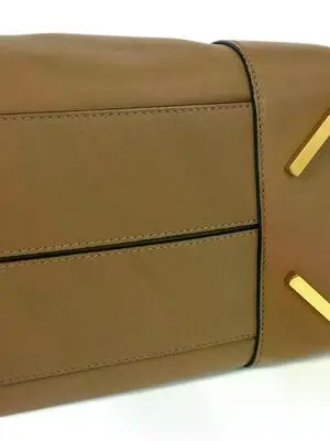 Loewe 2017 Amazona 36 Leather Tote Bag - Brown