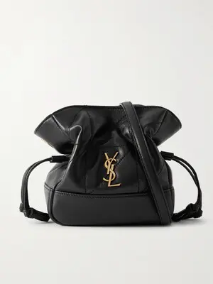 Saint Laurent Jamie Mini Quilted Leather Shoulder Bag - Black