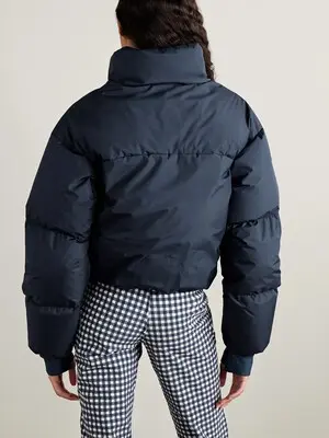 Cordova Cortina Cropped Quilted Down Ski Jacket - Blue