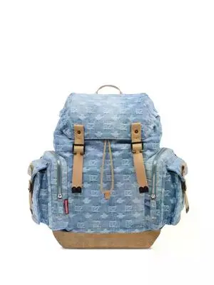 Dsquared2 Monogram Backpack - Blue