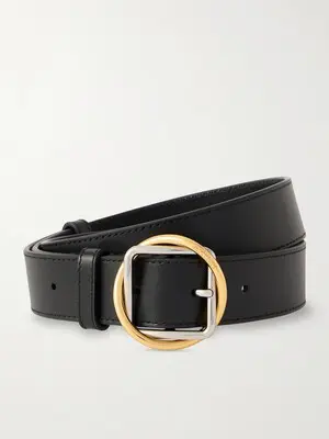 Jacquemus Salon Leather Belt - Black