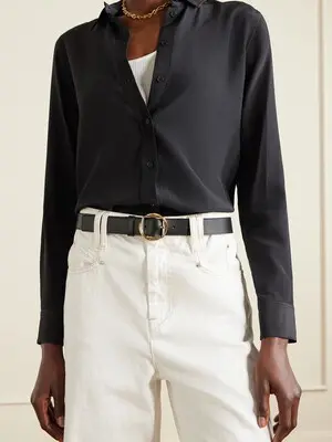 Jacquemus Salon Leather Belt - Black