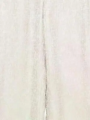 Emporio Armani Textured Trousers - Neutrals