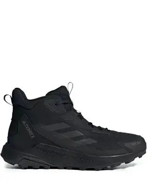 Adidas Terrex Anylander Mid Rain Rdy Lace-up Hiking Sneakers - Black