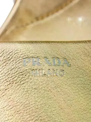 Prada Mordoré Leather Platform Sandals