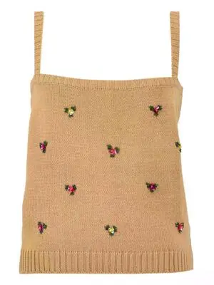 Dolce & Gabbana Floral Beaded Cardigan